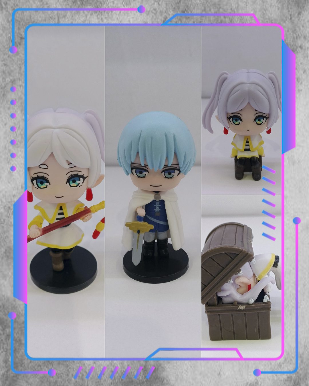 Figuras chibi Frieren – Pixel and Prints