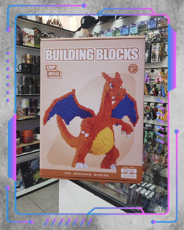 Brick Pokemon, Charizard – Pixel and Prints