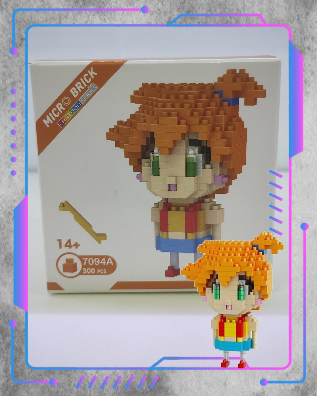 Micro Brick Pokemon, Misty – Pixel and Prints