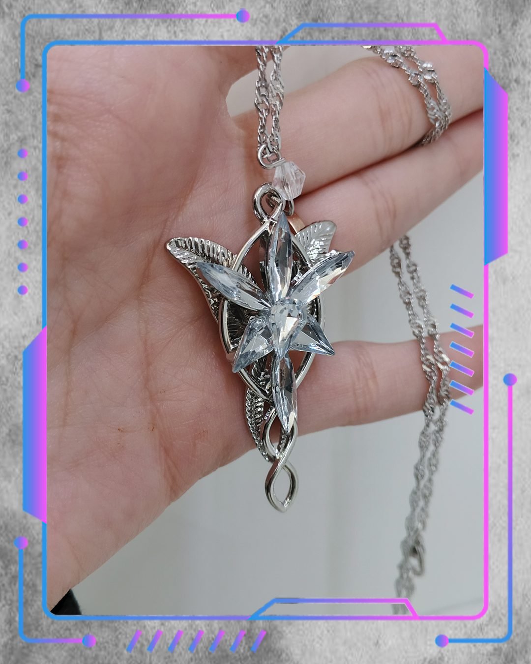 Collar The Lord of the Rings, Evenstar – Pixel and Prints
