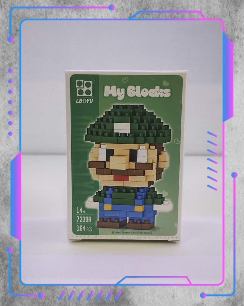 Brick Mario Bross, Luigi – Pixel and Prints