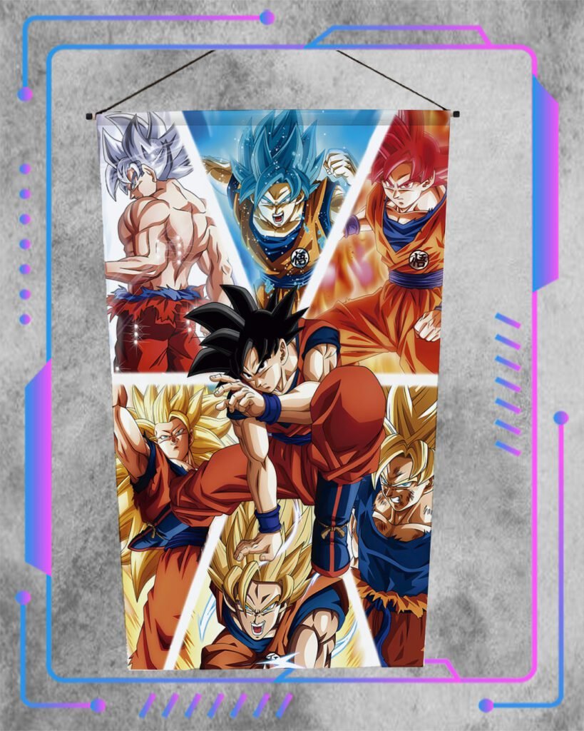 Banner Dragon Ball Z, Goku #2 – Pixel and Prints