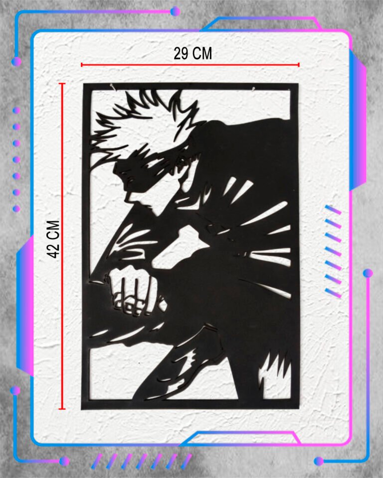 Cuadro 2D Jujutsu Kaisen, Satoru Gojo #1 – Pixel and Prints