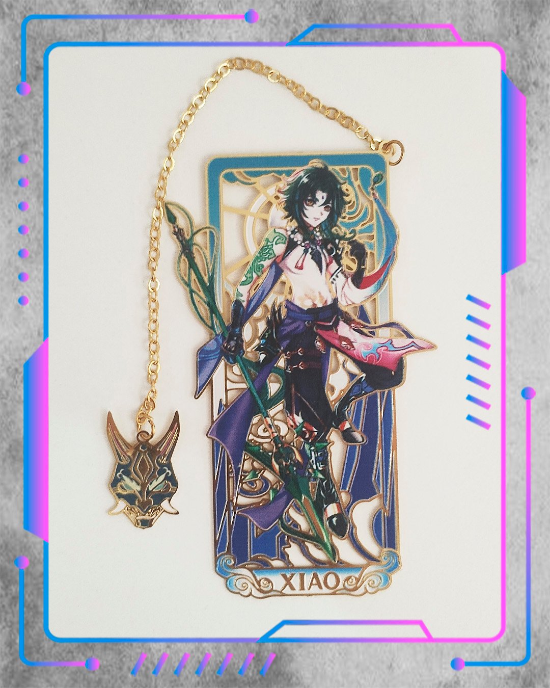 Marcapáginas Genshin Impact, Xiao – Pixel and Prints