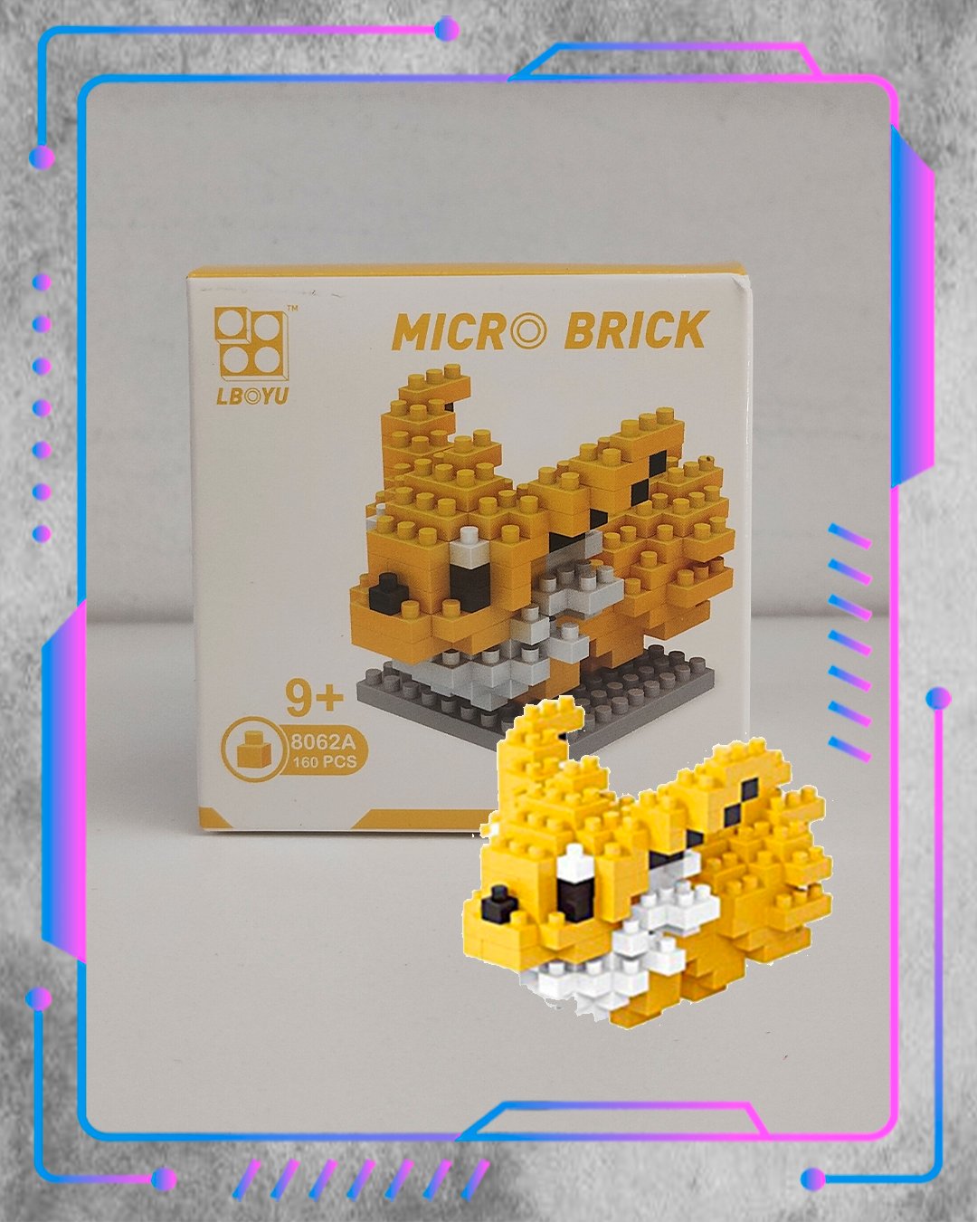 Micro Brick Pokemon, Jolteon – Pixel and Prints